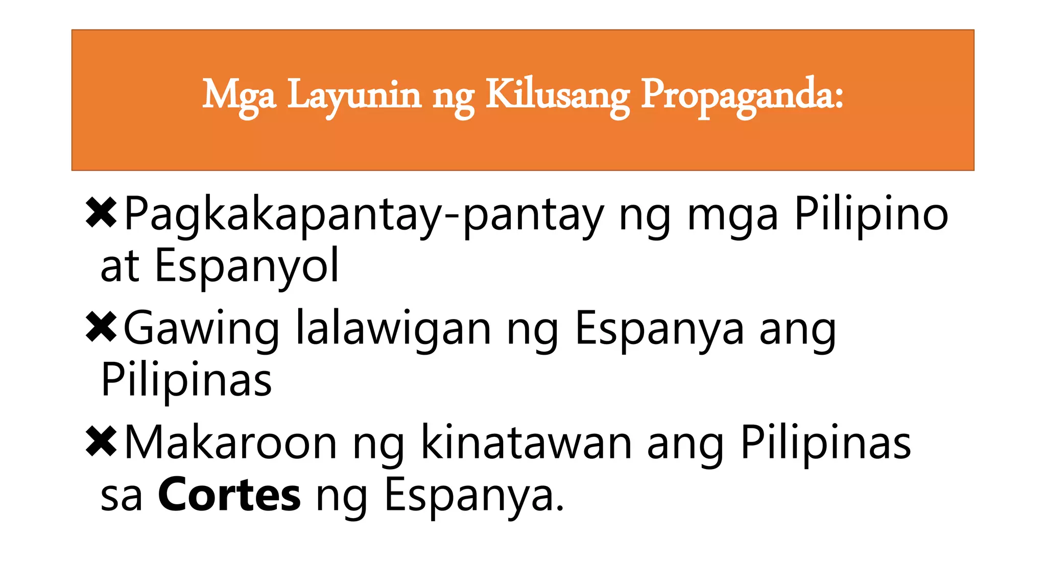 Kilusang Propaganda at La Liga Filipina | PPTX