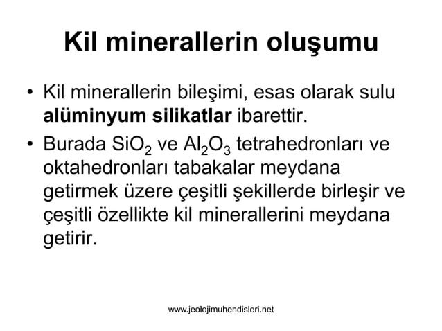 Kil ve kil mineralleri | PPT