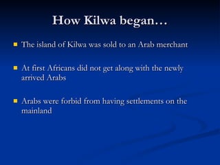 Kilwa | PPT