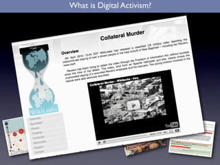 What is Digital Activism? | PDF | Social Networking | Internet