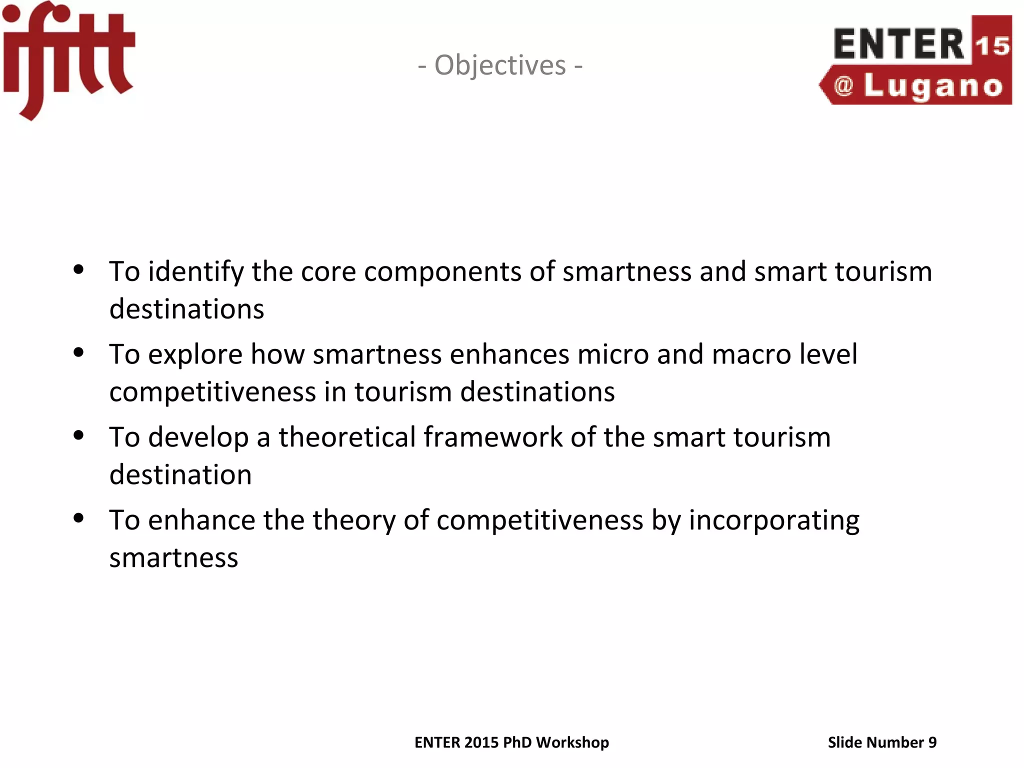 Smart Tourism Destinations: Smartness as Competitive Advantage | PPT ...
