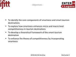 Smart Tourism Destinations: Smartness as Competitive Advantage | PPT ...