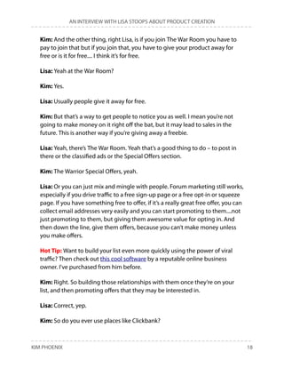 An Interview with Lisa Stoops about Information Product Creation | PDF