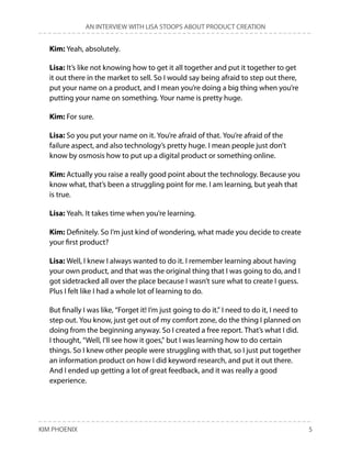 An Interview with Lisa Stoops about Information Product Creation | PDF