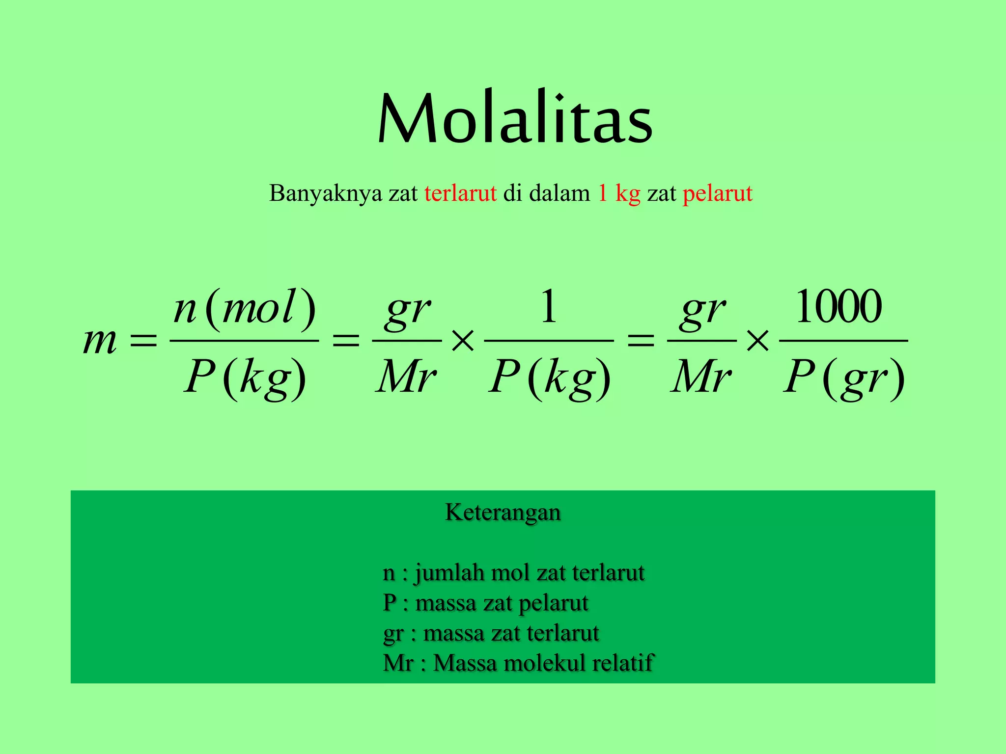 Sifat Koligatif Larutan Elektrolit | PPTX