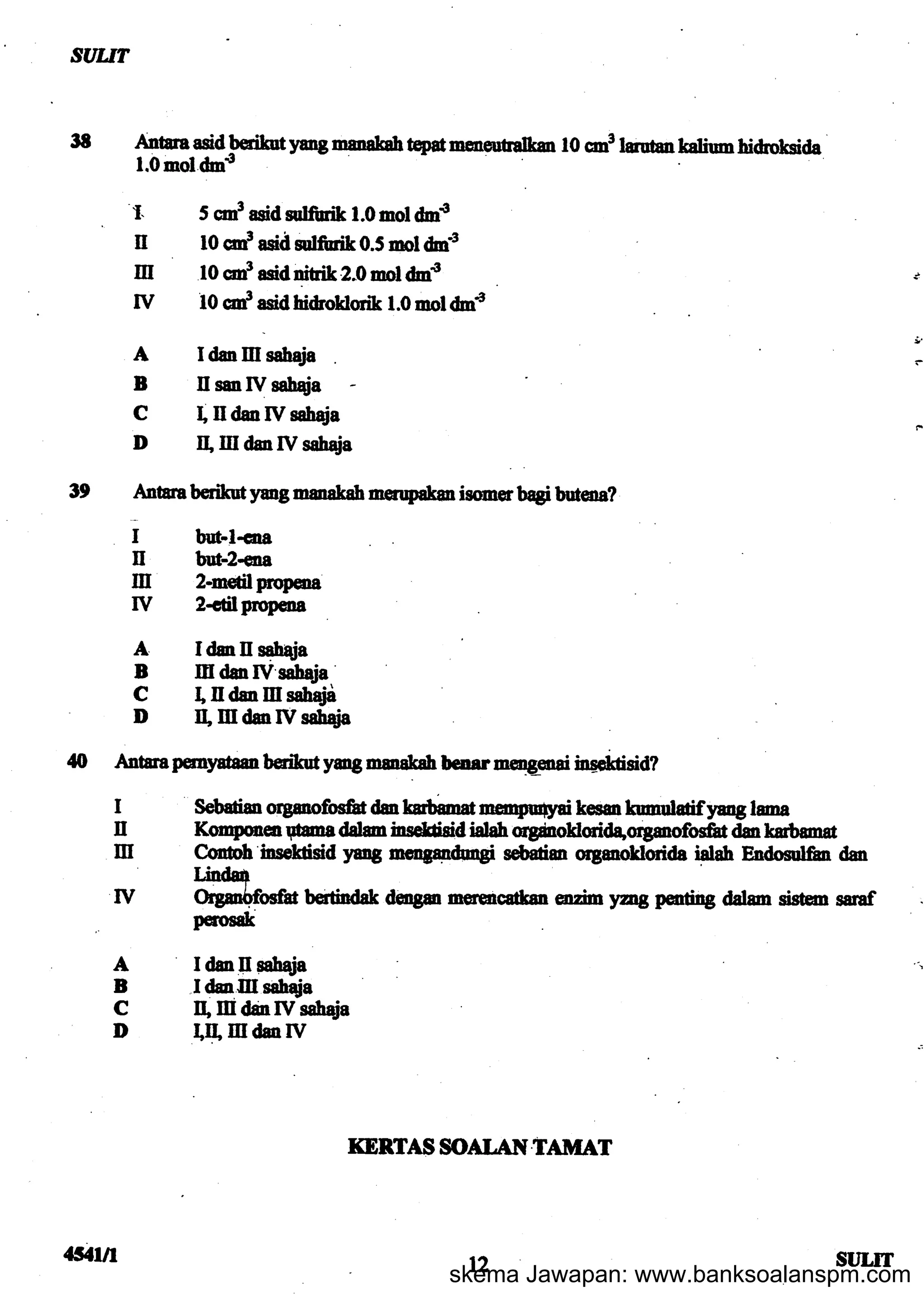 Kim1 akhir tahun (terengganu) | PDF