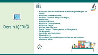 Genel Kimya | PPTX