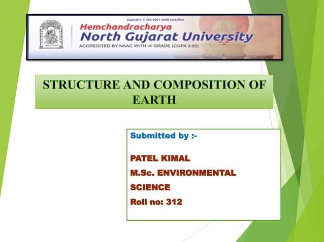 STRUCTURE AND COMPOSITION OF EARTH | PPTX | Geography | Science