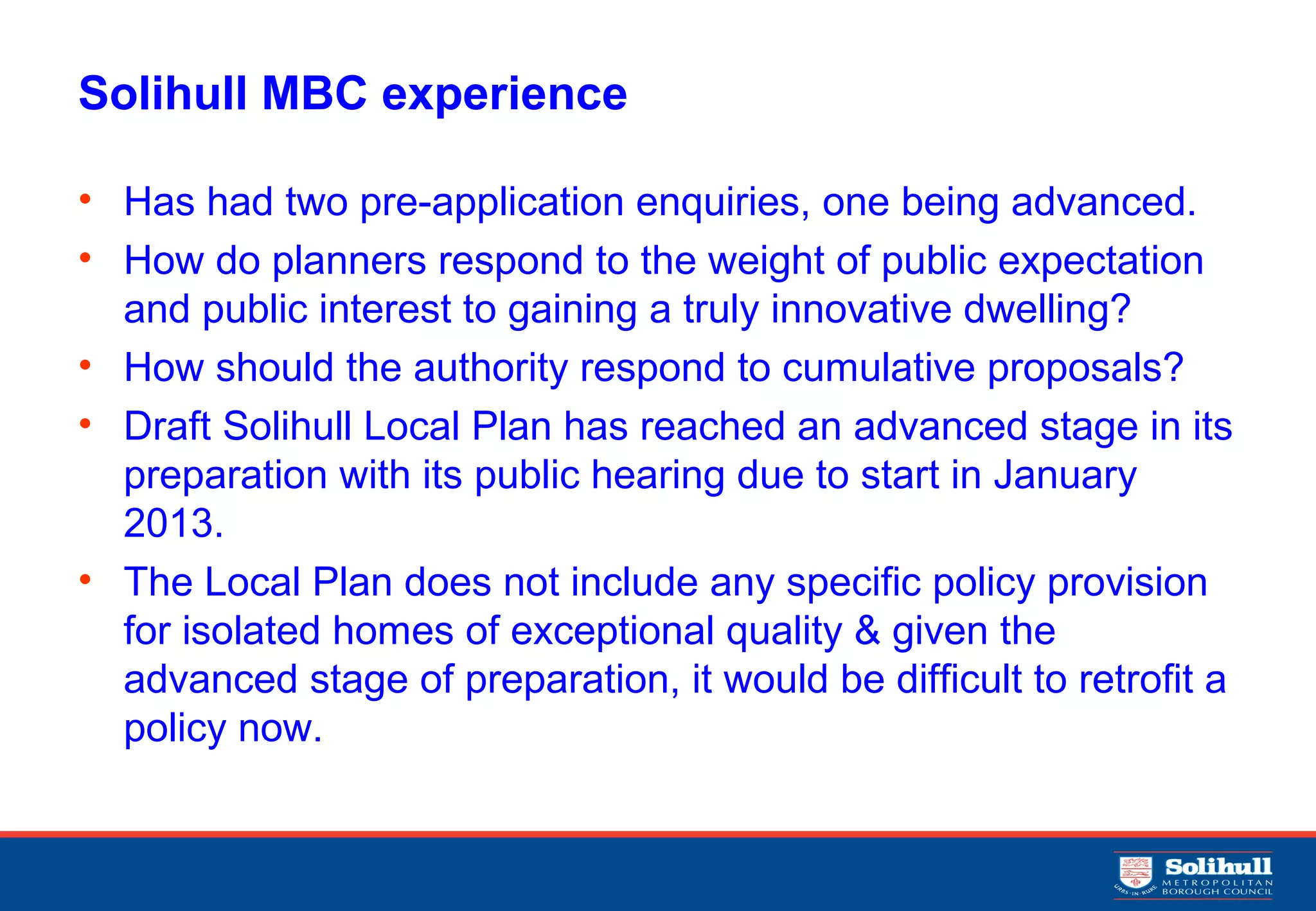 Paragraph 55- Kim Allen, Solihull Council | PPT