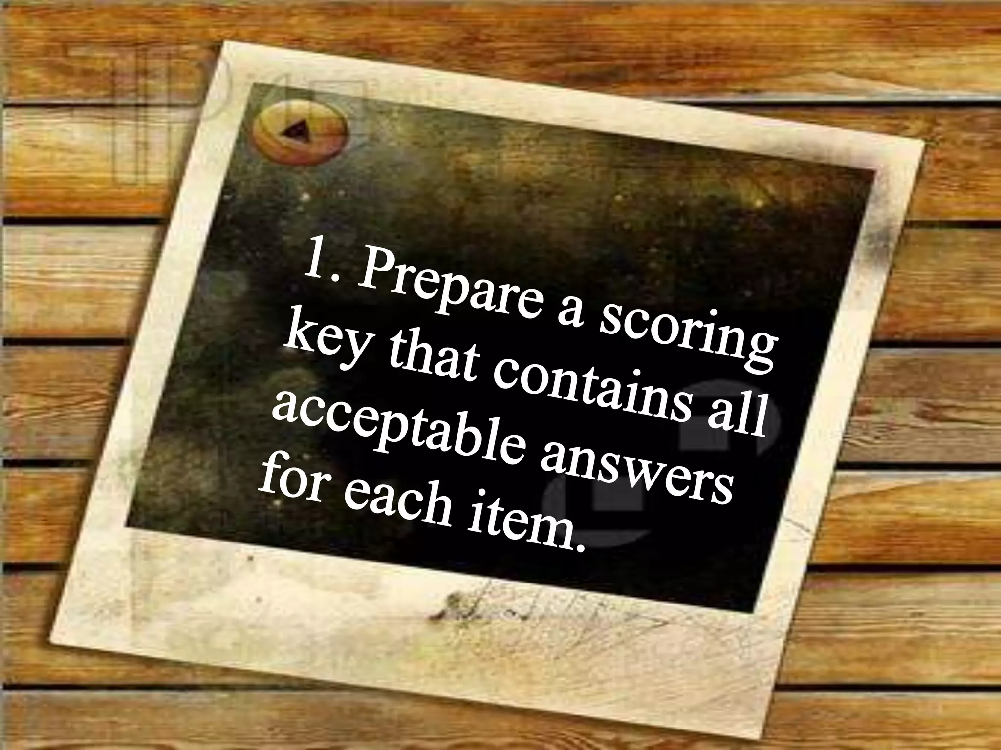 Guidelines for Constructing Effective Test Items | PPTX