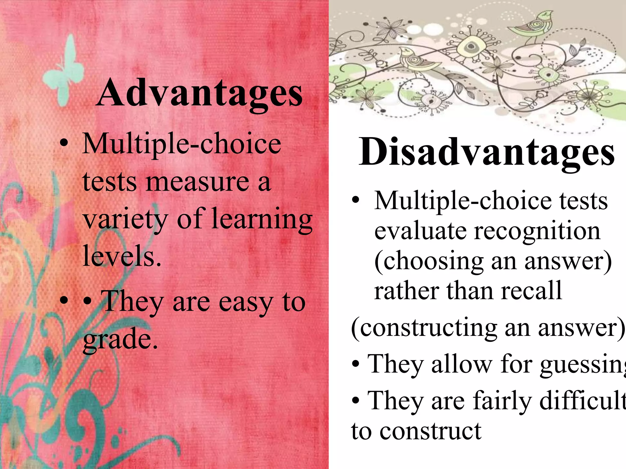 Guidelines for Constructing Effective Test Items | PPTX