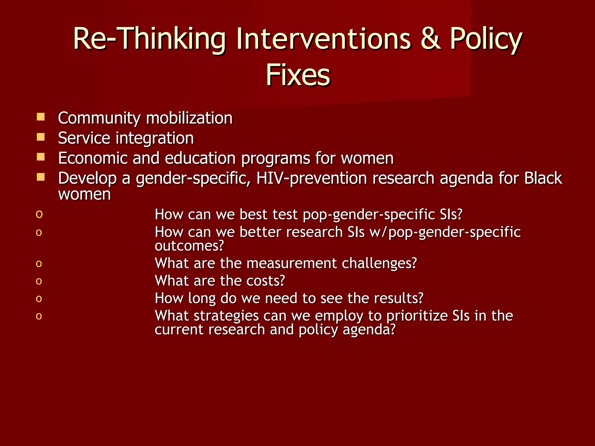 Applying A Social Justice Framework To Prevention Programming For Black Women Ppt Sexual