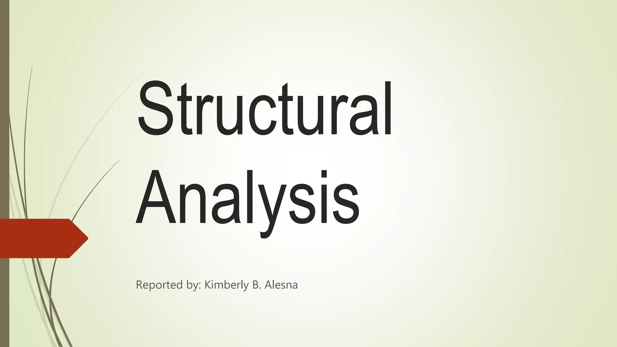 Structural Analysis | PPTX