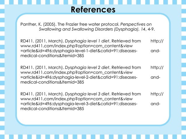 Kimberly Jones Dysphagia Diets presentation