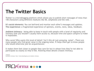 Kimble's Tweet Sheet | PPT