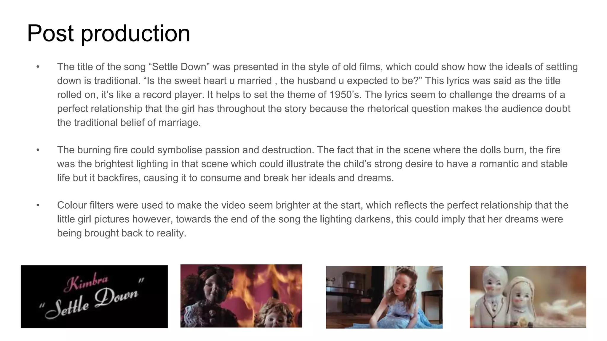 Kimbra - settle down | PPTX