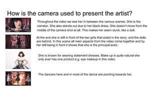 Kimbra settle down music video analysis | PPT