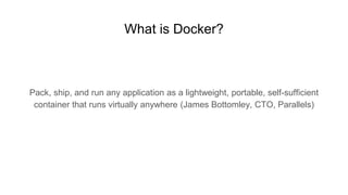 Docker intro | PPTX