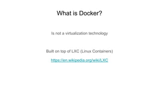 Docker intro | PPTX