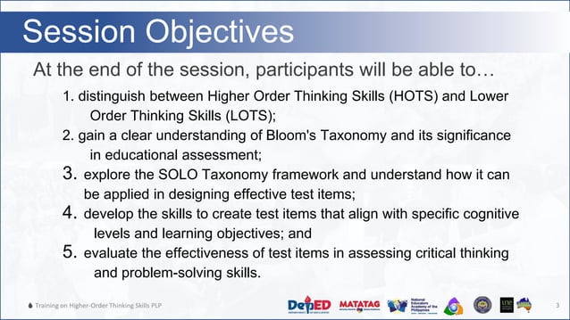 KIM Final Session 6_Constructing Test Items_HOTS_LOTS_SOLO.pptx