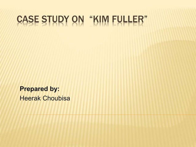 Kim fuller , | PPT