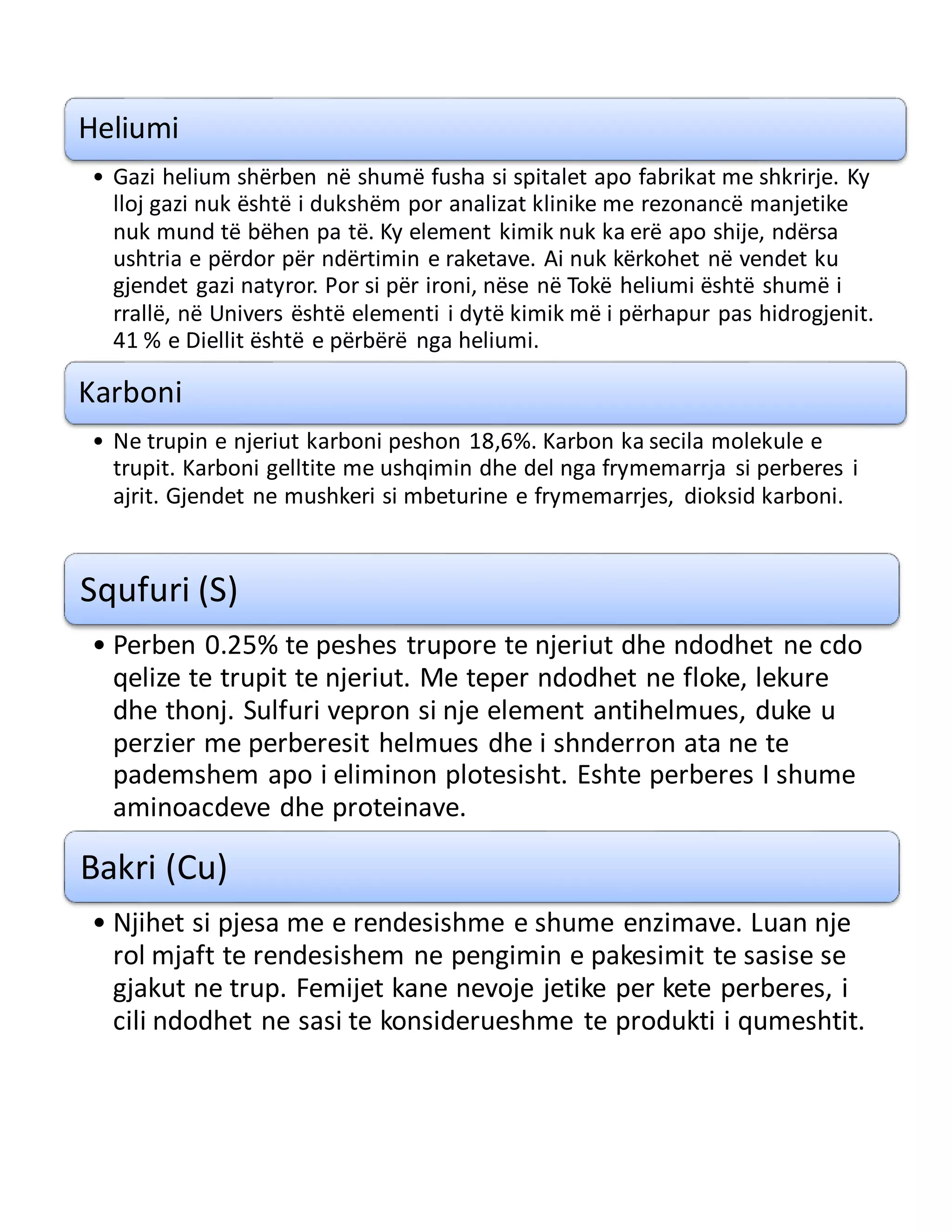 Roli i elementeve kimik ne organizmin e njeriut | DOCX