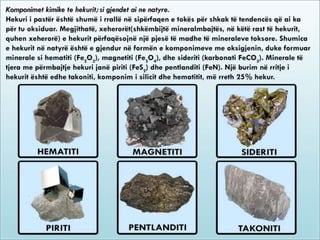 HEKURI: HISTORIA, INDUSTRIA DHE PERPUNIMI I TIJ | PPT