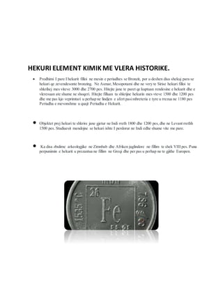 PROJEKT/KIMI •HEKURI SI ELEMENT KIMIK | DOCX