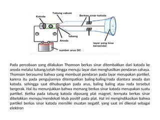PERKULIAHAN KIMIA DASAR - PERKEMBANGAN TEORI ATOM | PPTX