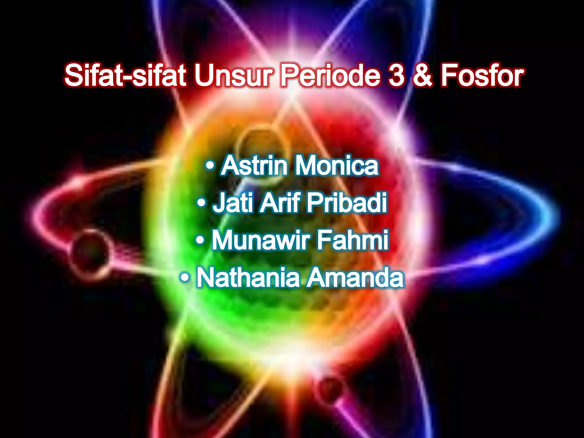 Kimia unsur periode 3 dan posfor | PPTX