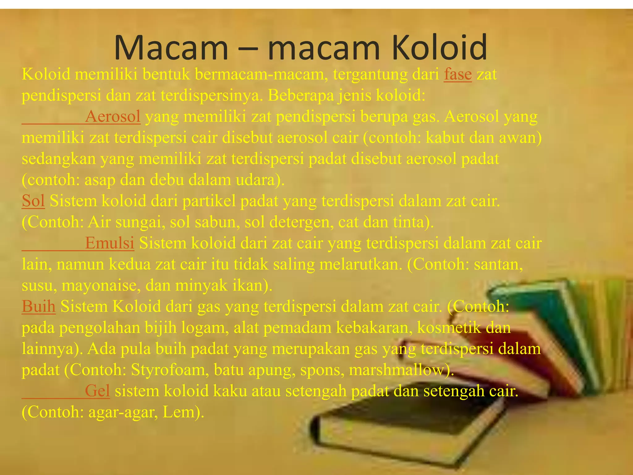 Sistem Koloid | PPTX