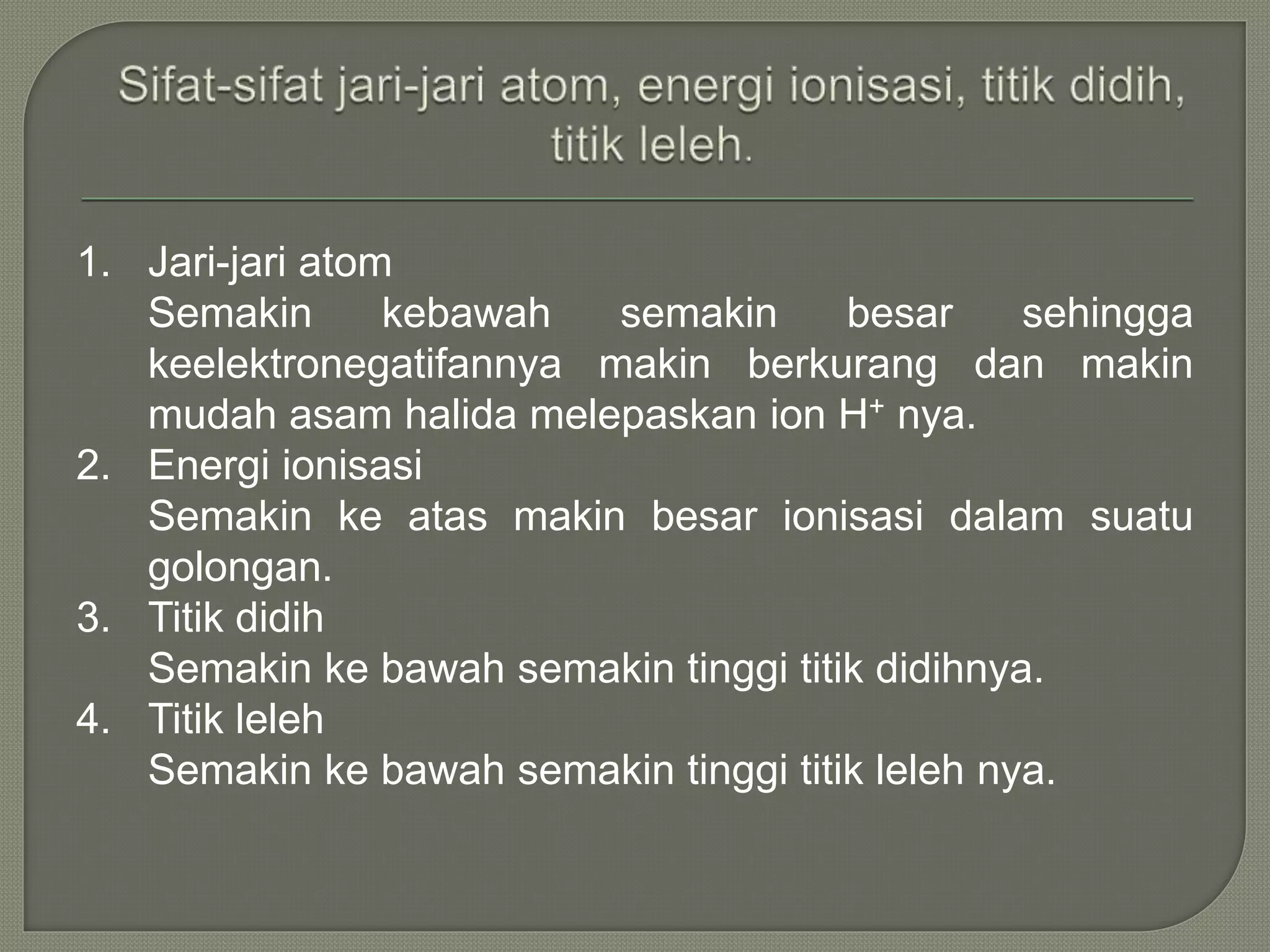 Kimia Unsur : Gas Mulia , Halogen ,Alkali Tanah , Perioda Ketiga ...