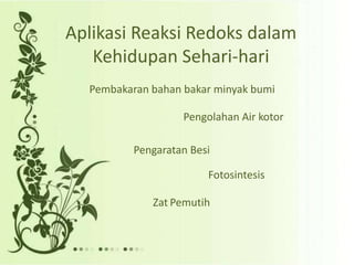 Reaksi Redoks | PPTX
