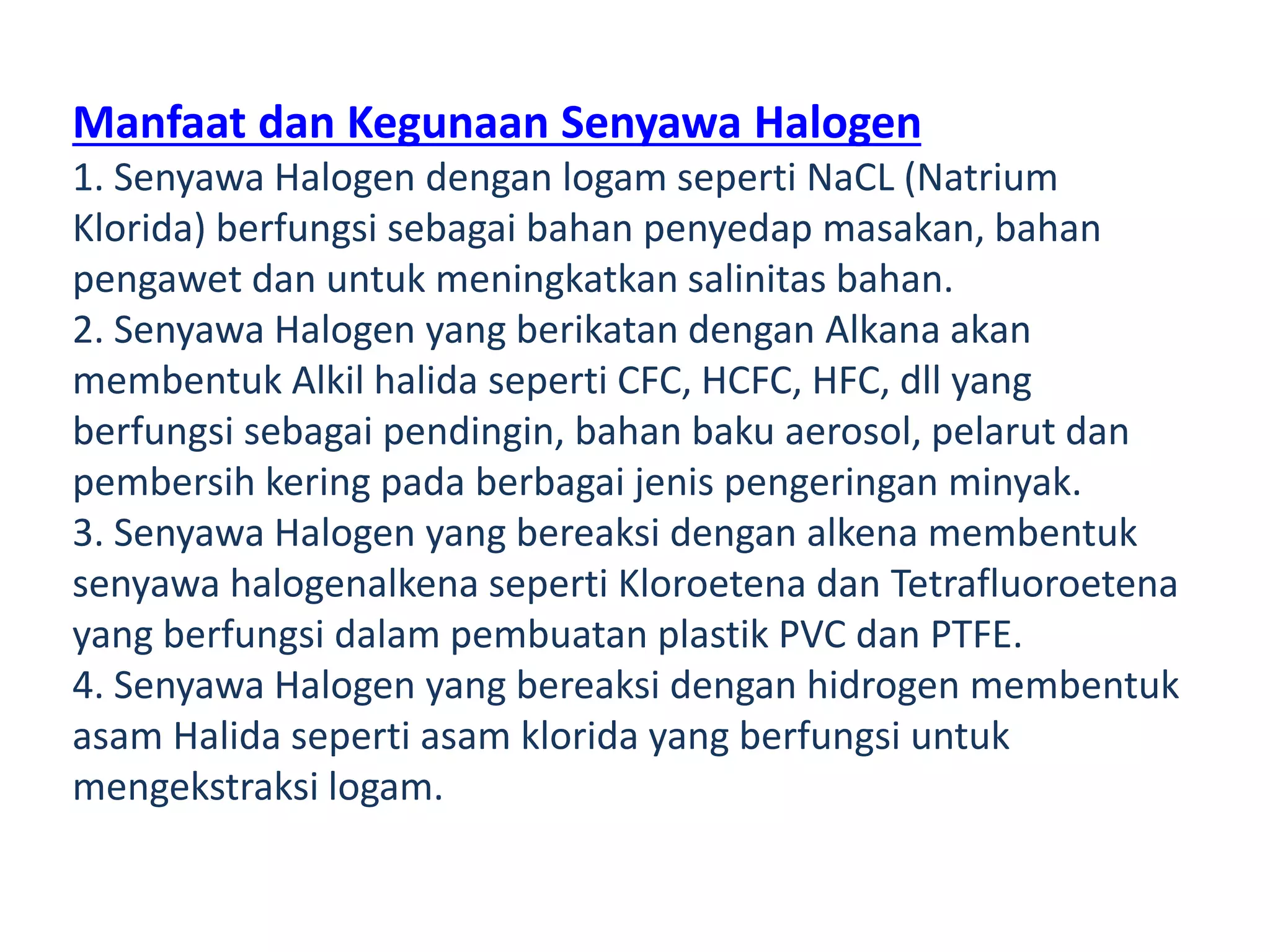 Kimia- halogen | PPTX