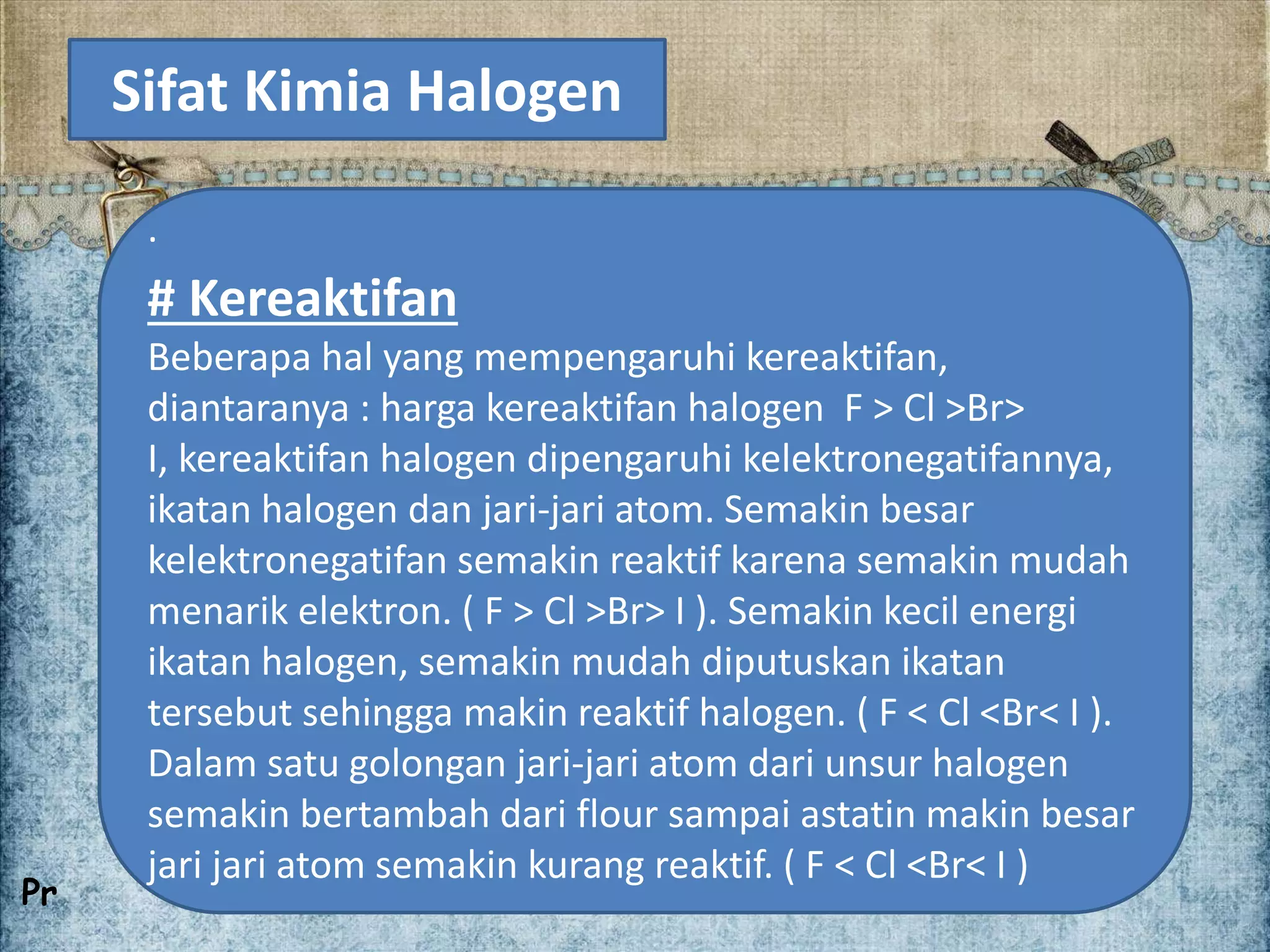 Kimia- halogen | PPTX