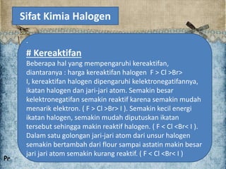 Kimia- halogen | PPTX