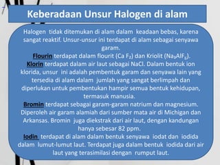 Kimia- halogen | PPT