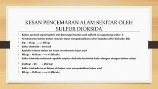 Bahan Buatan Dalam Industri (Asid Sulfurik) (Kimia) | PPTX