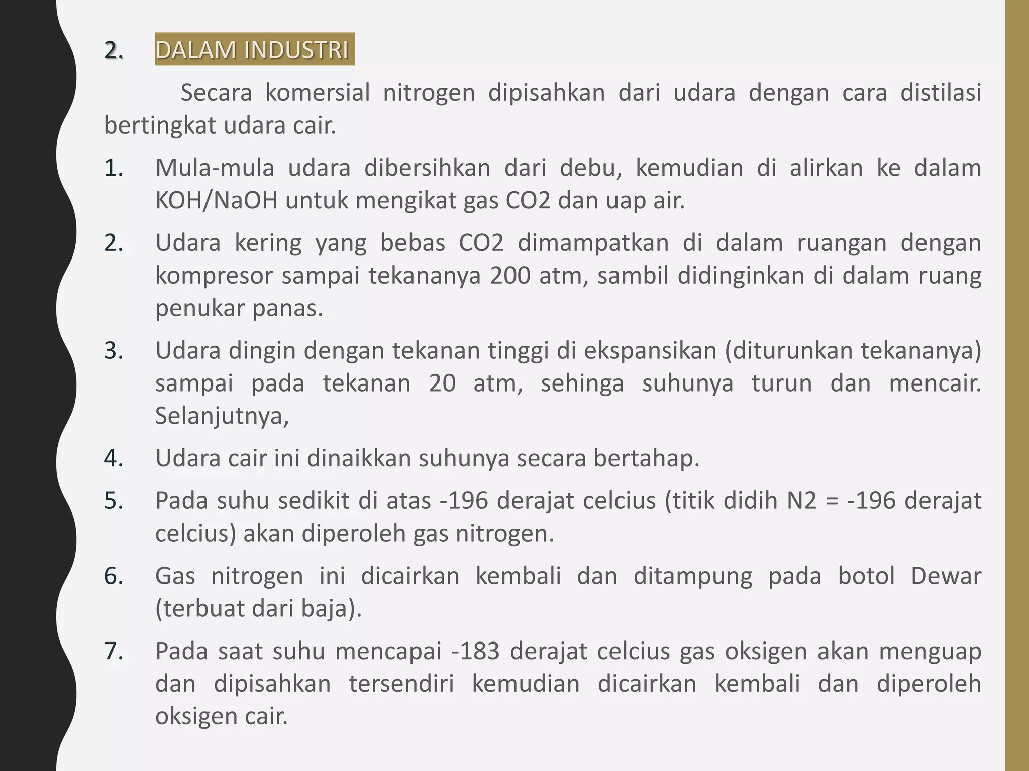 KIMIA UNSUR: Nitrogen dan Oksigen | PPTX