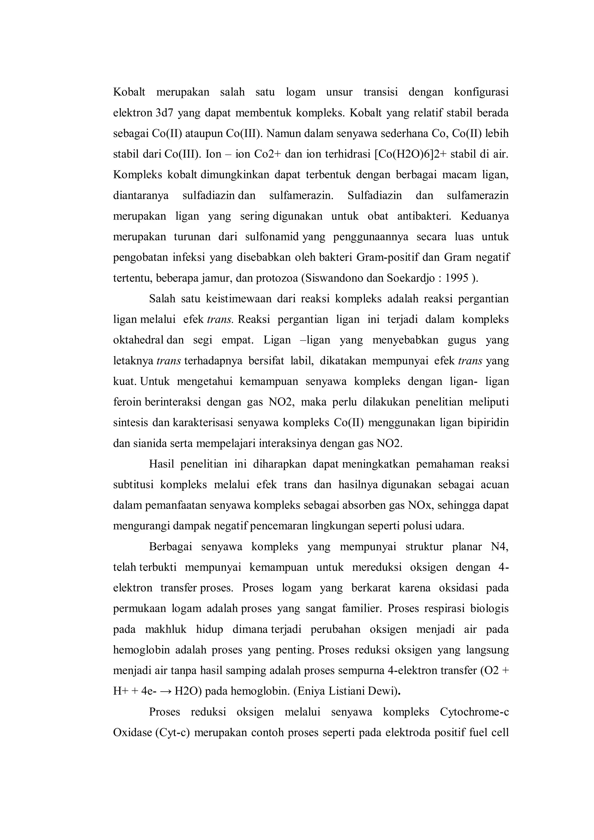 Kimia anorganik (senyawa komplek) (1) | PDF