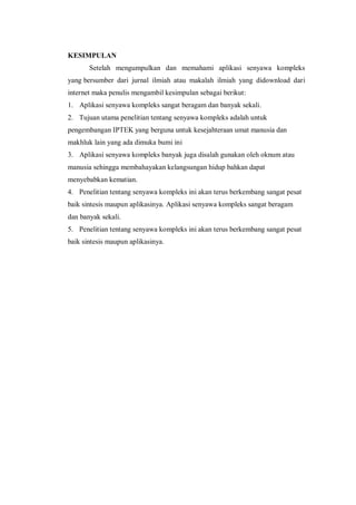 Kimia anorganik (senyawa komplek) (1) | PDF