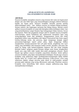 Kimia anorganik (senyawa komplek) (1) | PDF