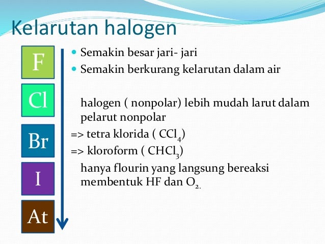 Kimia - Halogen