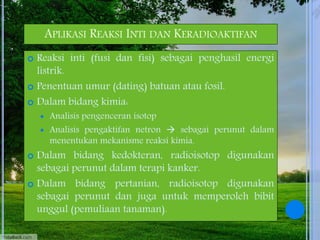 Kimia inti dan radiokimia | PPTX