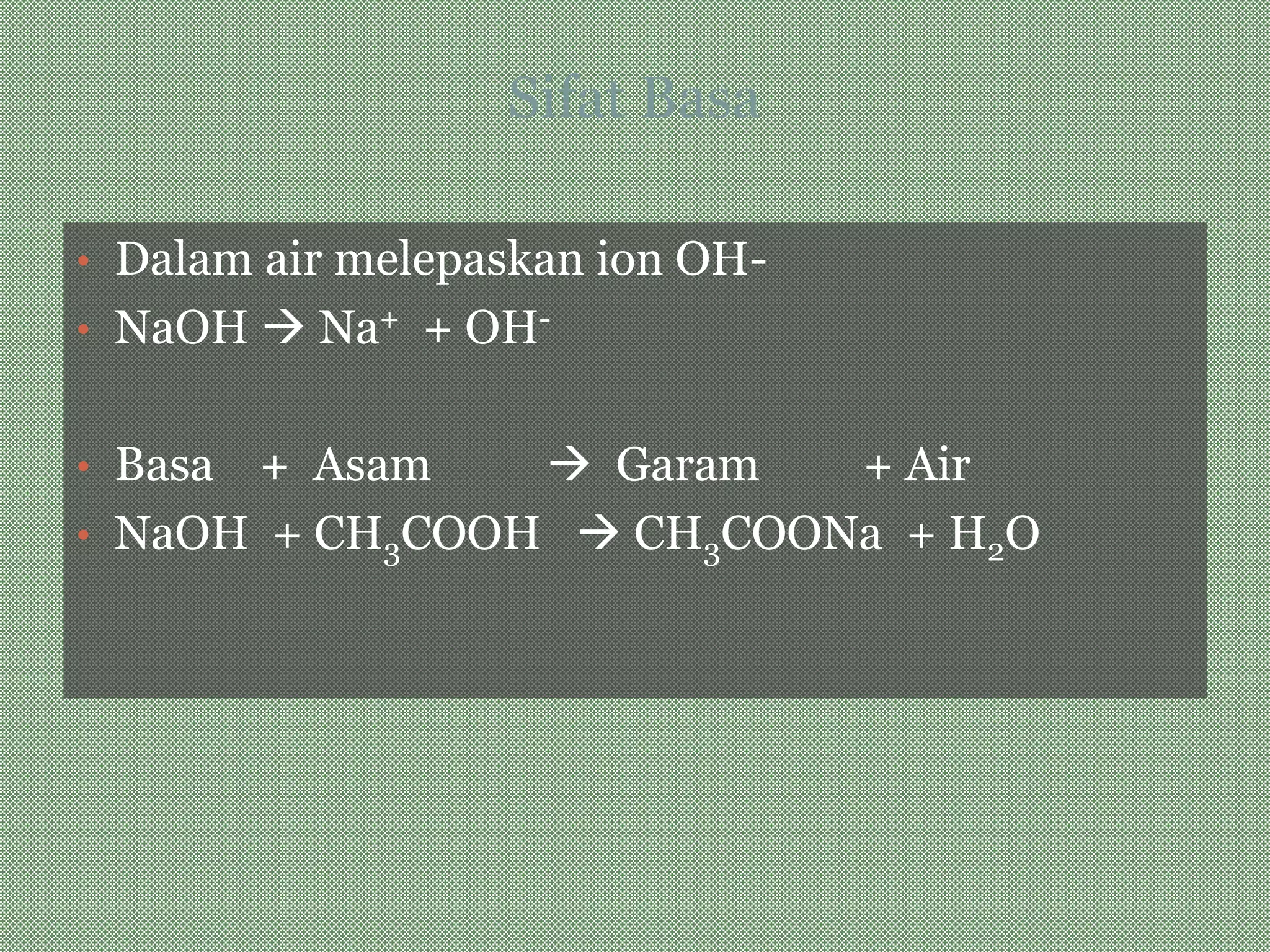 Kimia. kesetimbangan asam dan basa | PPTX
