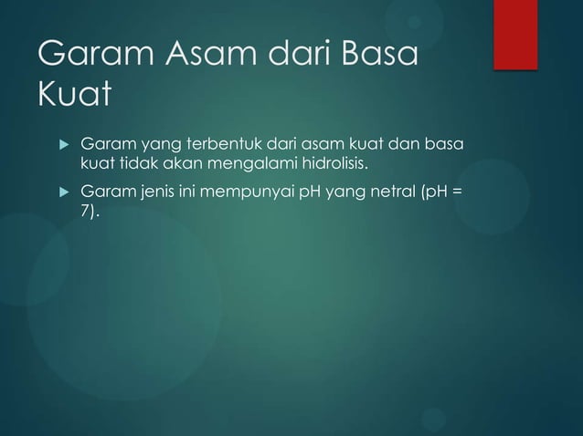 Larutan Penyangga dan Hidrolisis Garam | PPTX