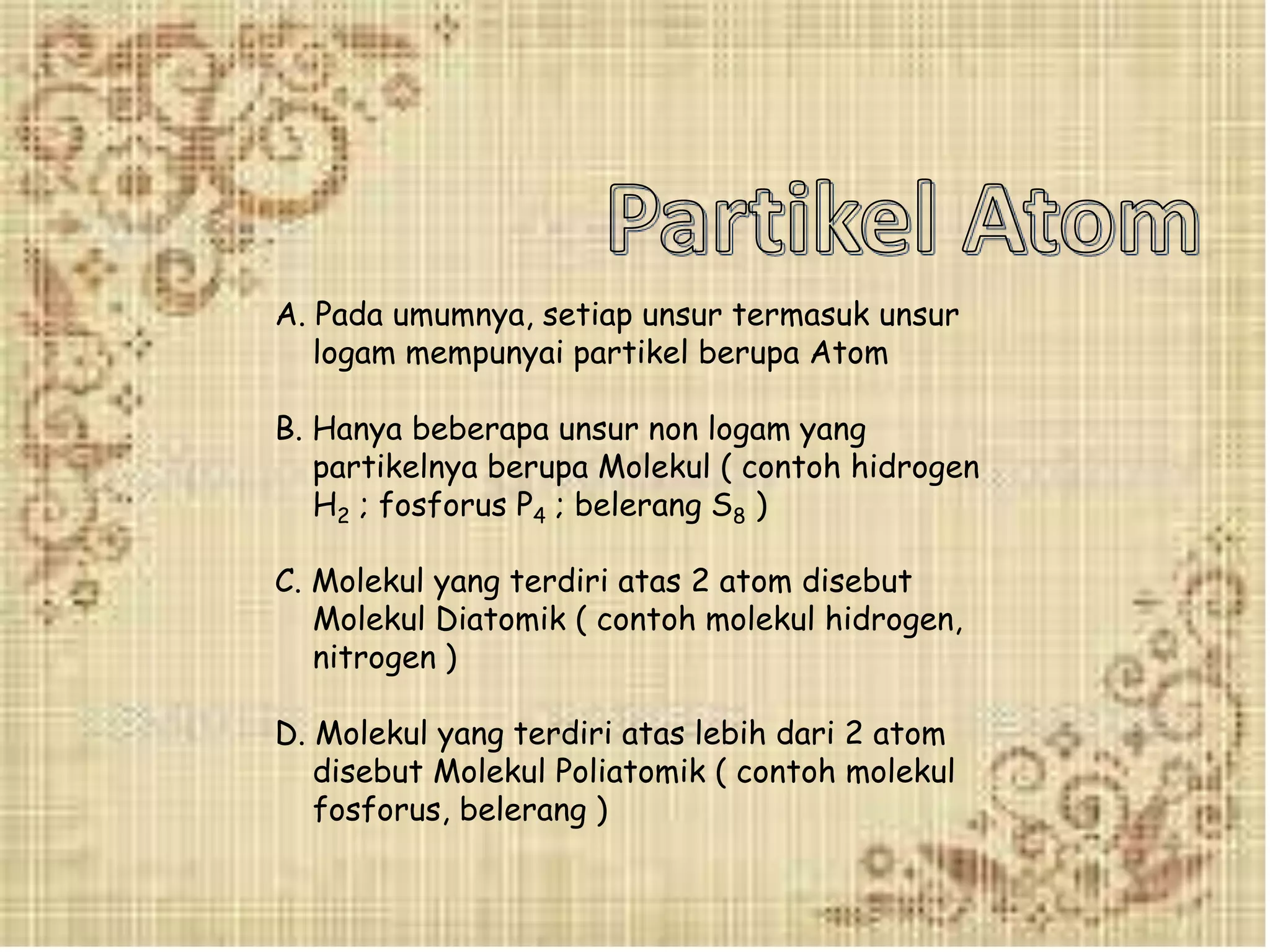 Kimia-Struktrur dan komposisi zat SMA kelas X | PPTX