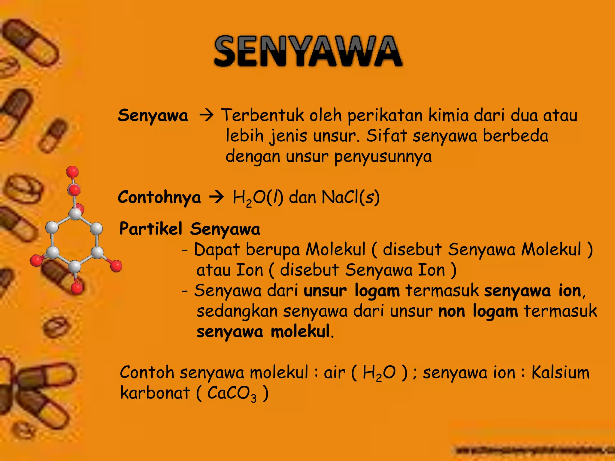 Kimia-Struktrur dan komposisi zat SMA kelas X | PPTX