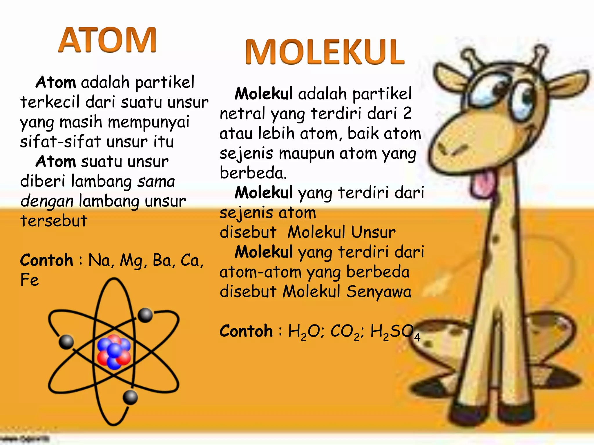 Kimia-Struktrur dan komposisi zat SMA kelas X | PPTX