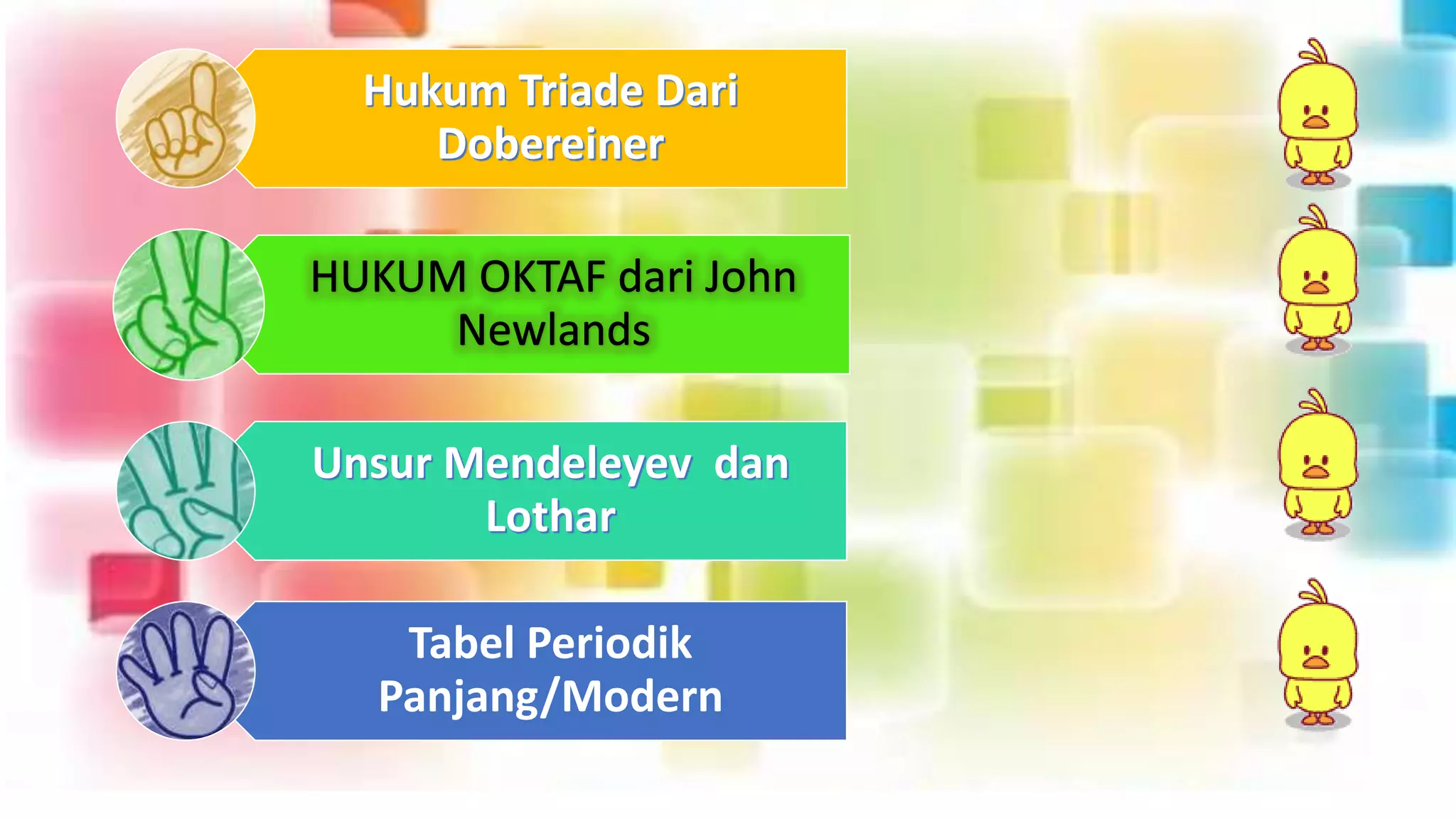 Kimia-Tabel Periodik Hukum Oktaf SMA Kelas X | PPTX